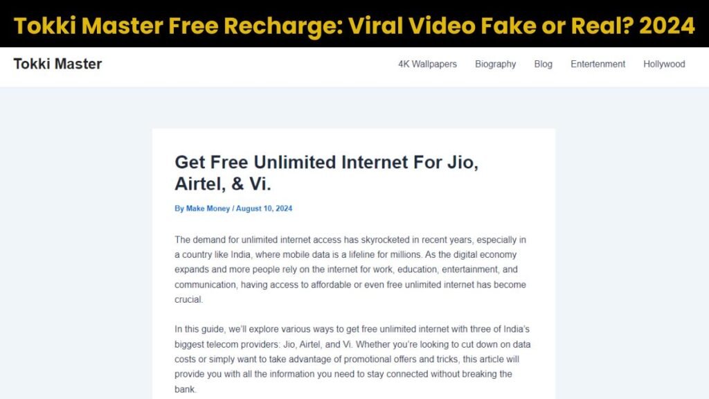 Tokki Master Free Recharge: Viral Video For Real or For Show? 2025 ...