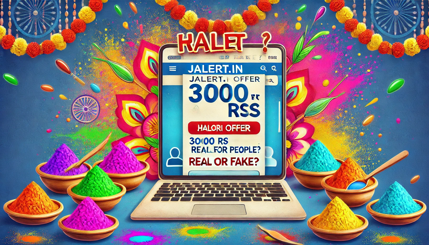 Jalert.in Holi Offer 3000 Rs for People: Real or Fake? - USANEWSCITY